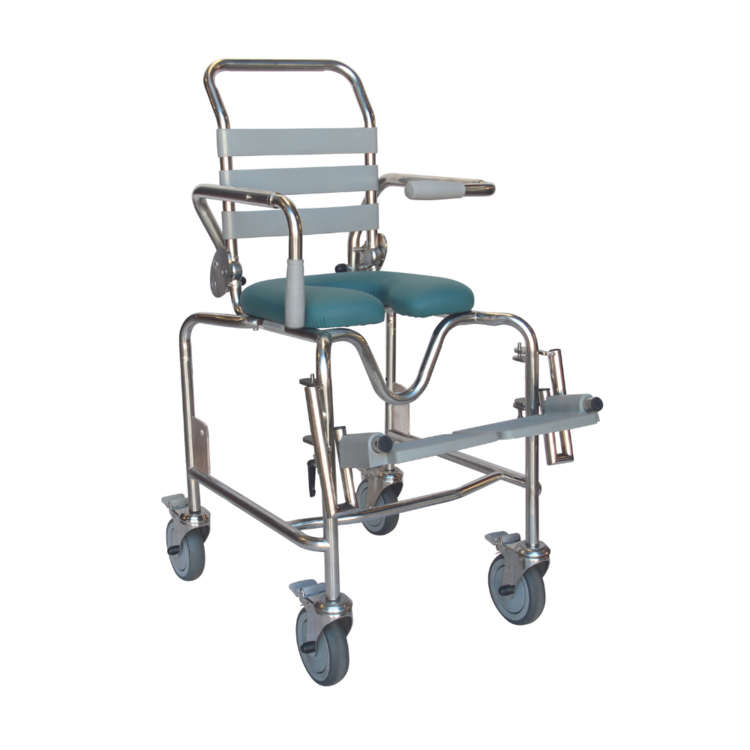Juvo Attendant Propelled Shower Commode | Astris PME